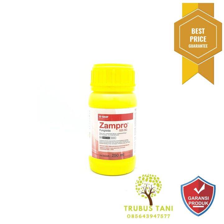 Fungisida Zampro 525 SC isi 250ml yang bersifat sistemik dan protektif ...