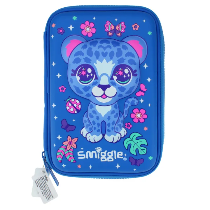 ใหม่ Smiggle กล่องดินสอสำหรับสาว Kawaii ปากกากล่องการ์ตูนความงามเสือดาว ...
