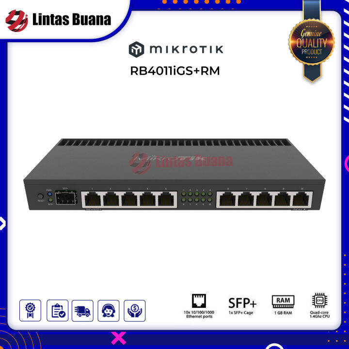 Mikrotik RB4011iGS RM | Lazada Indonesia