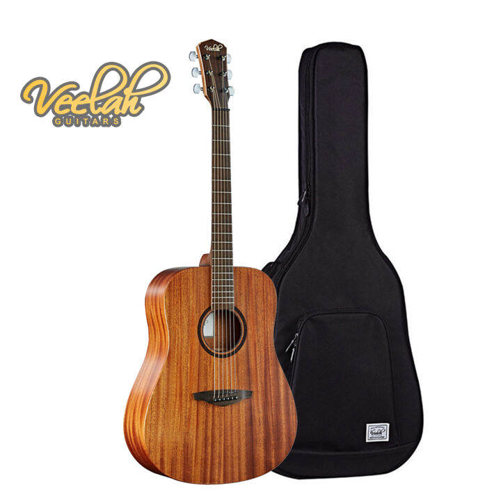 กีต้าร์โปร่ง Veelah V1-DM (Top solid) | Lazada.co.th