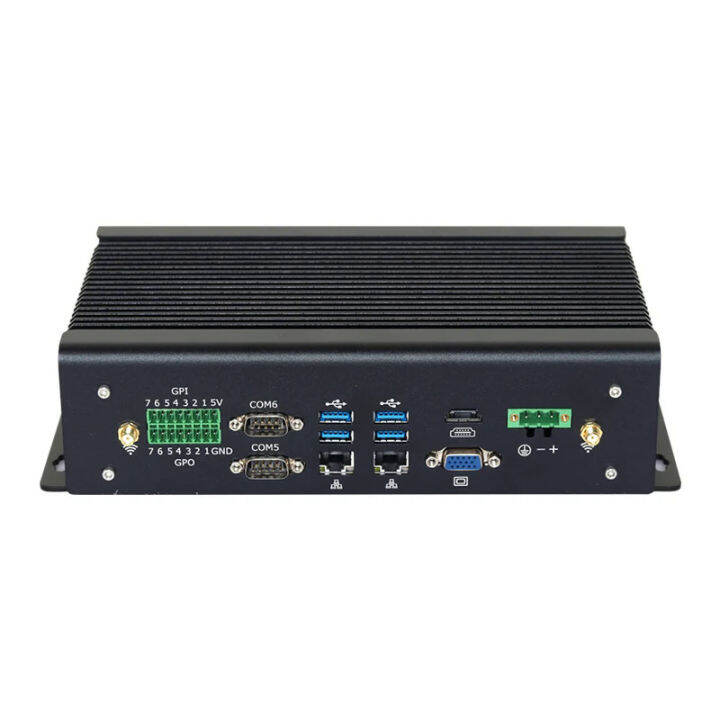 Fanless Industrial Mini PC i7 1165G7 Dual Ethernet GPIO DB9 RS232422485 ...