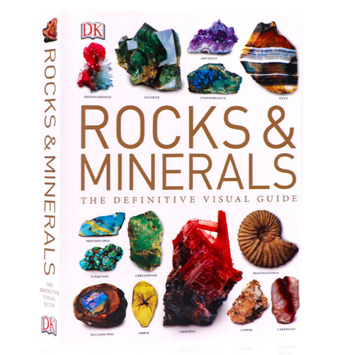 DK Illustrated Encyclopedia of rocks and minerals English original rocks & minerals visual guide ...