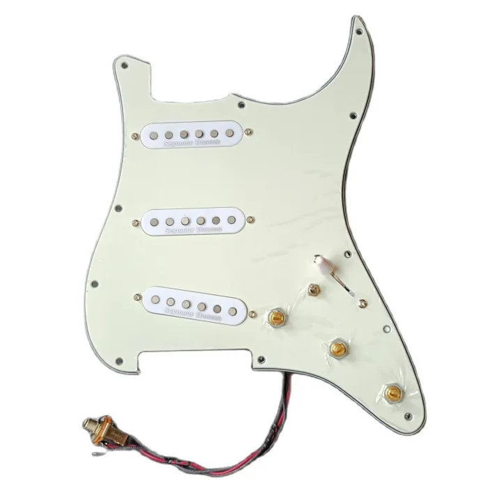 Upgrade Prewired SSS Pickguard Set Multifunction Switch White Seymour ...