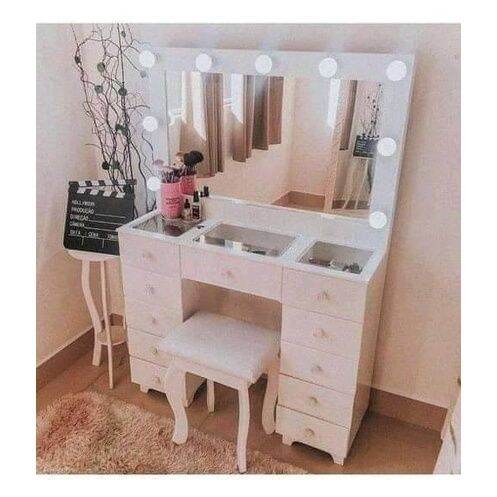 Meja Rias Tolet Kayu Jati Minimalis Modern | Lazada Indonesia