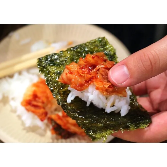 sushi wrapper SEAWEED CJ Mat Kim (Seasoned Roasted Laver) 4g x 16 ...