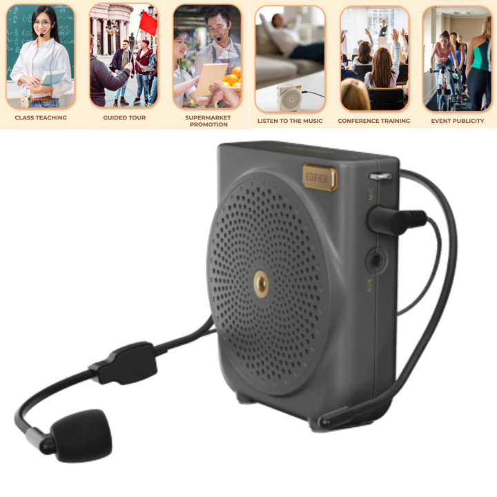 Megaphone Mikrofon Mik Pinggang Pengeras Suara Portable Karaoke Jualan ...