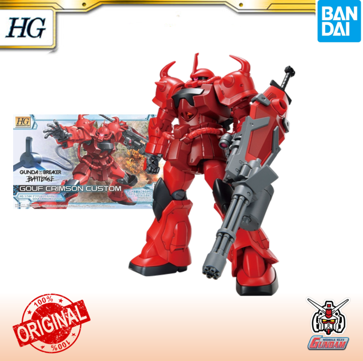 Bandai Gundam Breaker Battlogue Series Gouf Crimson Custom HG 1/144 ...