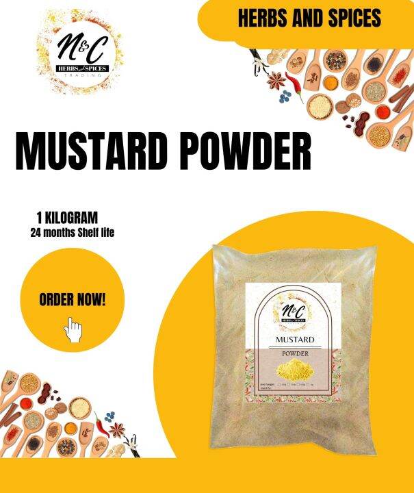 Mustard Powder 100grams 250grams 500grams 1kilogram | Lazada PH