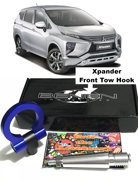 Mitsubishi Xpander Front tow hook Blue (2018-2020) | Lazada PH