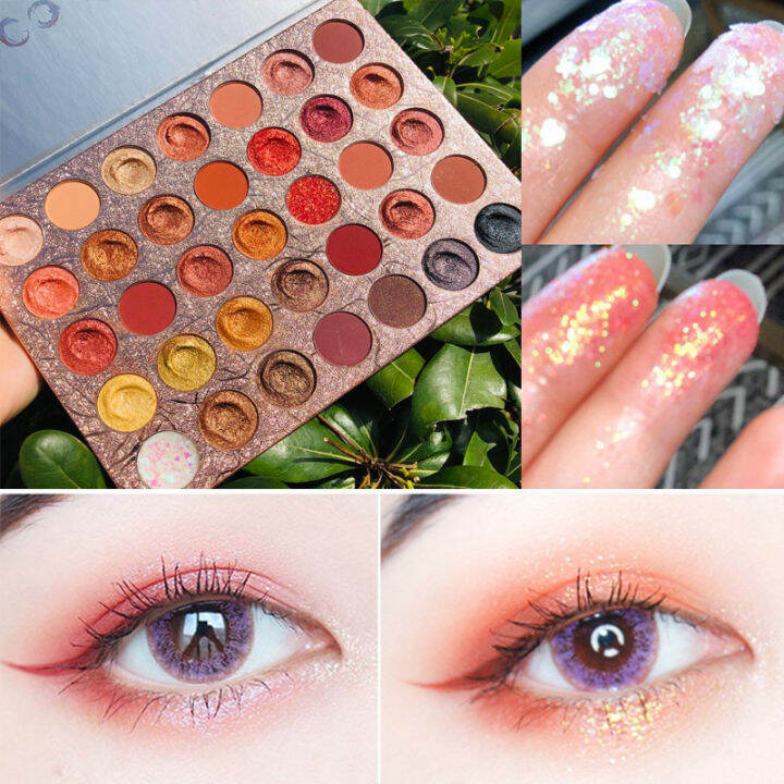 DIKALU COCO VENUS 35 สี พาเลทอายแชโดว์ เนื้อดินน้ำมัน ชิมเมอร์ และกลิต ...