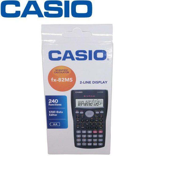 เครื่องคิดเลขวิทยาศาสตร์ Casio FX--82MSของแท้ ประกัน 2 ปี บริการเก็บ ...