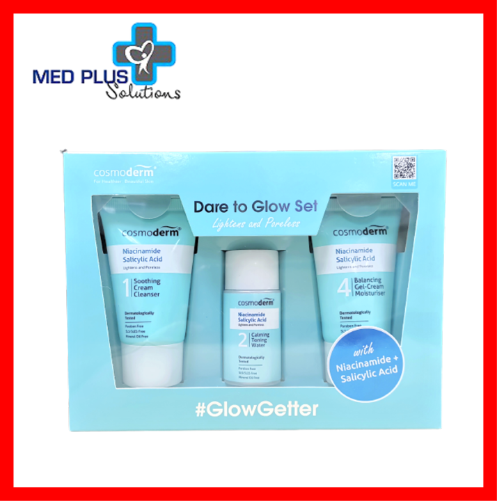 Cosmoderm Dare to Glow Trial Set (Niacinamide + Salicylic Acid) (Exp: 9 ...