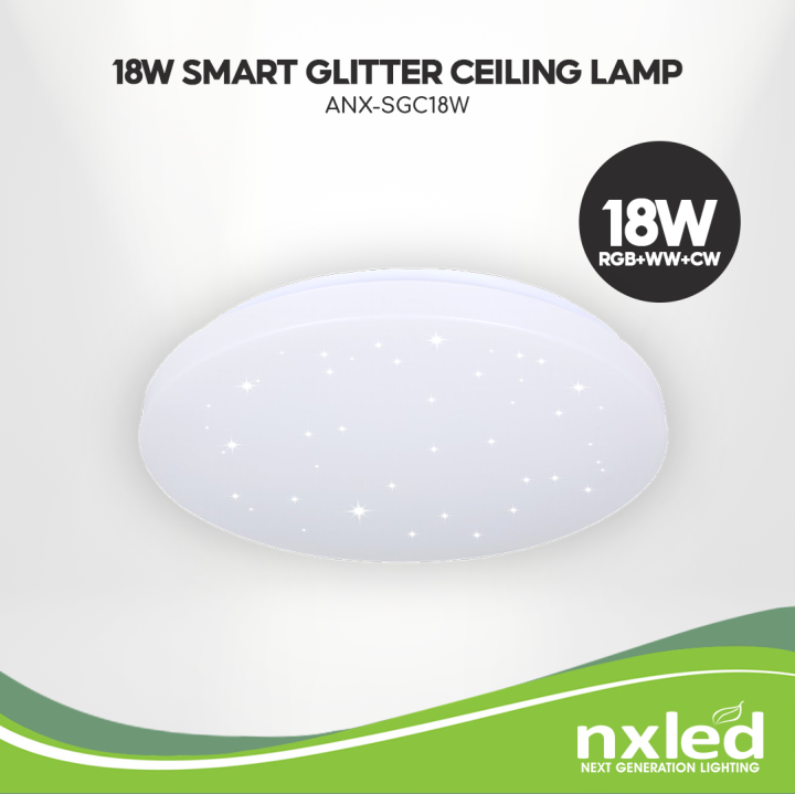 Nxled 18W Smart Glitter Lamp (ANX-SGC18W) | Lazada PH