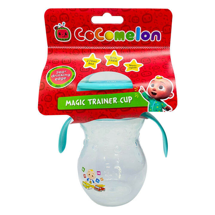 CoComelon 9oz Magic Trainer Cup w/ holder | Lazada PH