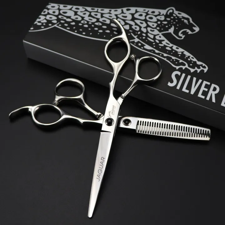 LISHU 6.0 Inch German Leopard Hairdressing Scissor Flat Scissor Teeth ...