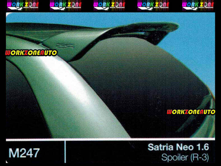 M247 Proton Satria Neo 1.6 Fiber Top Spoiler (R3) OEM Body kit Bodykit ...