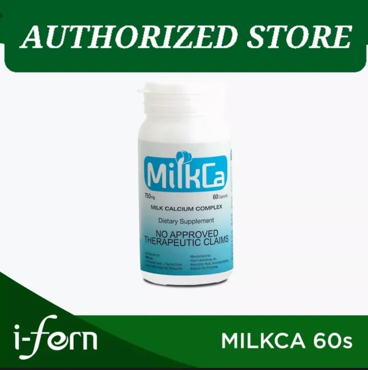 Milkca fern - Milk Calcuim Complex 60pcs capsules/ bottle | Lazada PH