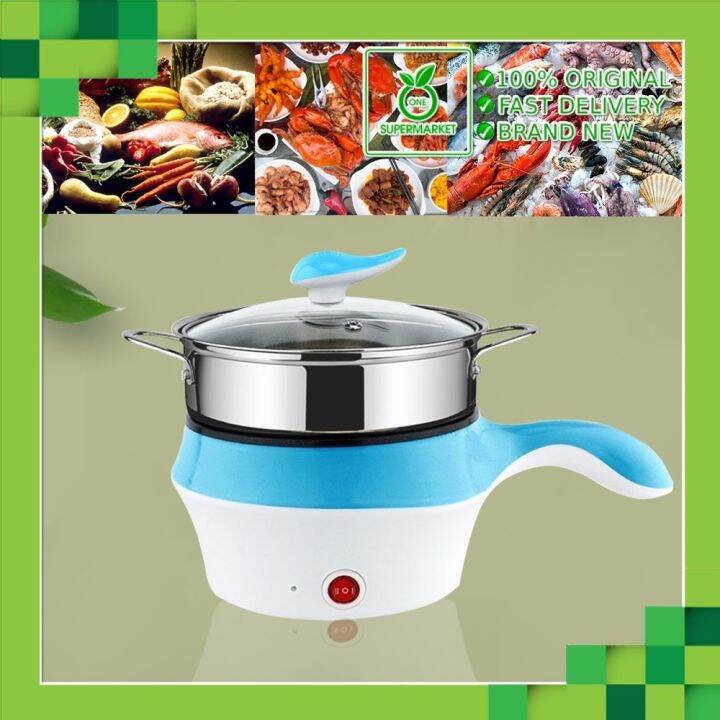 Double Layer Stainless Steel Steamer Mini Electric Pot Pan Cooker AS655 ...