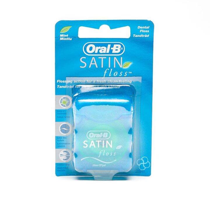 Oral-B Satin Dental Floss Mint 25m | Lazada PH