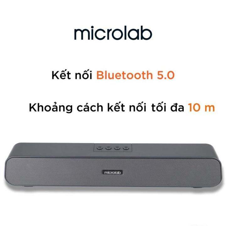 Loa bluetooth Microlab MS210 sạc pin thanh dài nghe hay đa chức năng ...