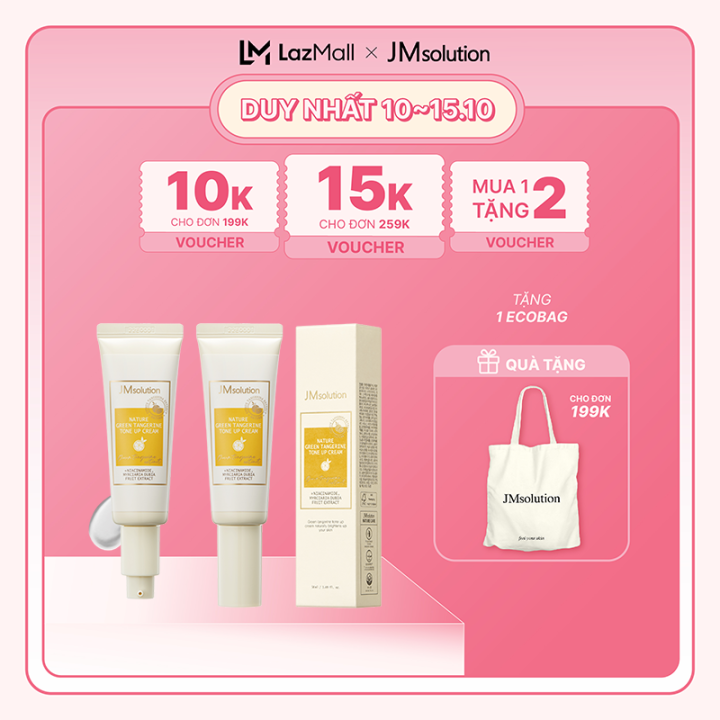 Kem Dưỡng Sáng và Nâng Tông Da JMsolution Nature Green Tangerine Tone Up Cream 50ml | Lazada.vn