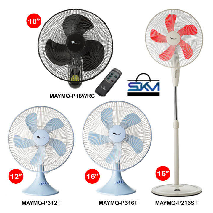 SKM Selamat Remote Control Wall Fan/Kipas Dinding/Stand Fan/Table Fan (SIRIM APPROVED) MAYMQ ...