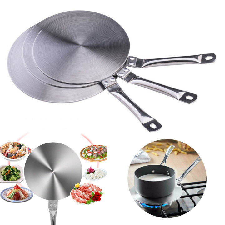 Practical Stainless Steel Induction Cooktop Converter, Heat Diffuser ...