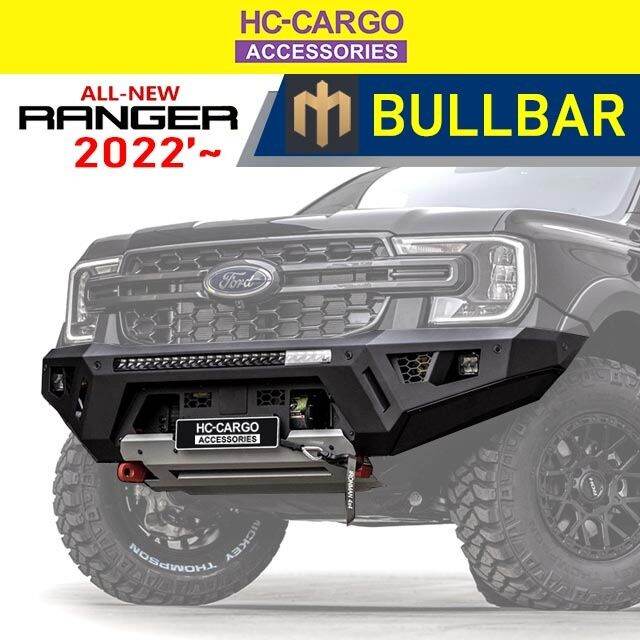Hc Cargo Ford ranger T9 2022 Iron Steel Front Raid Bull Bar Bumper ...