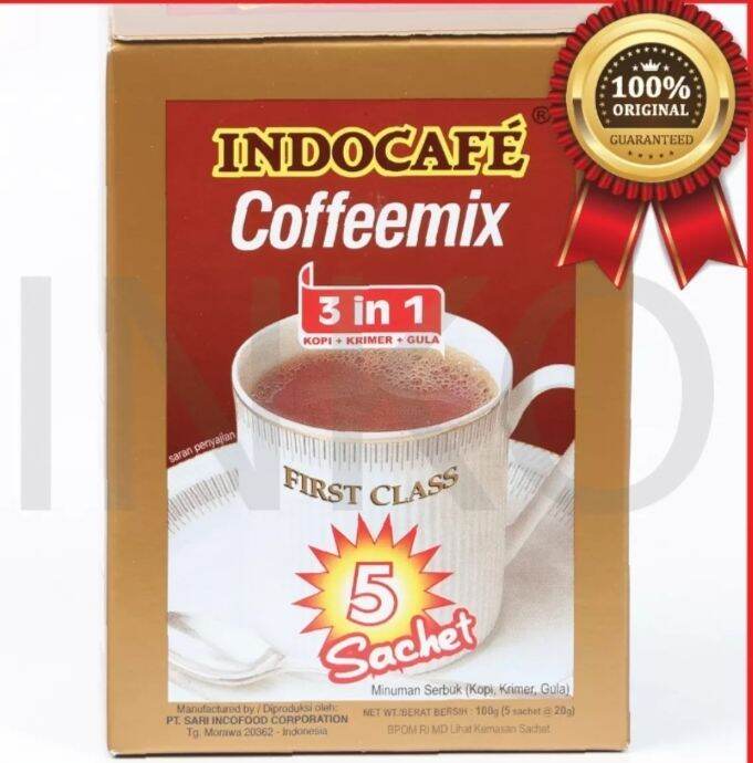 INDOCAFE Coffemix 3 in 1 Box isi 5 Sachet. | Lazada Indonesia