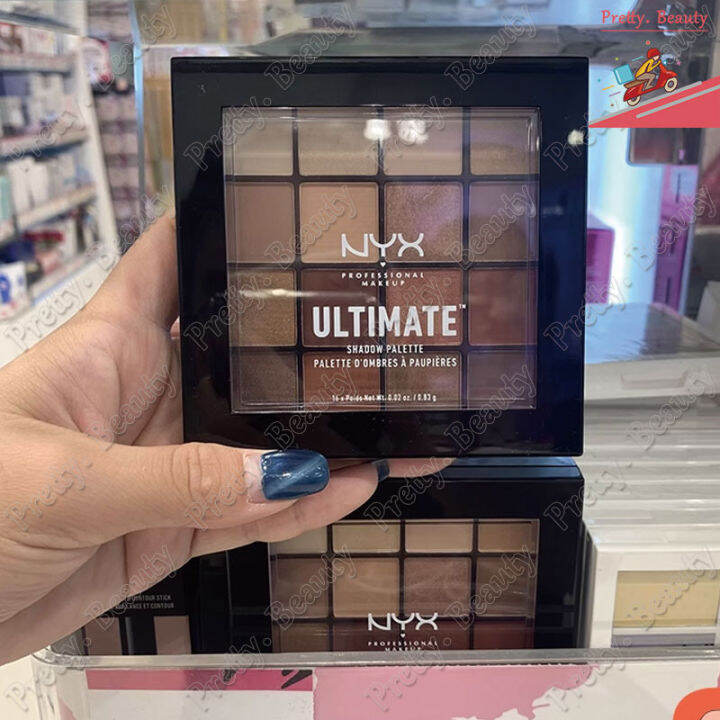 NYX 16 color eyeshadow SHADOW PALETTE เครื่องสำอาง พาเลทอายแช | Lazada.co.th
