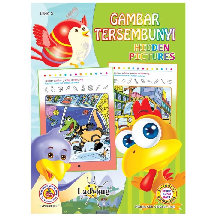Gambar Tersembunyi Hidden Pictures (7) LB46 - 3 | Lazada