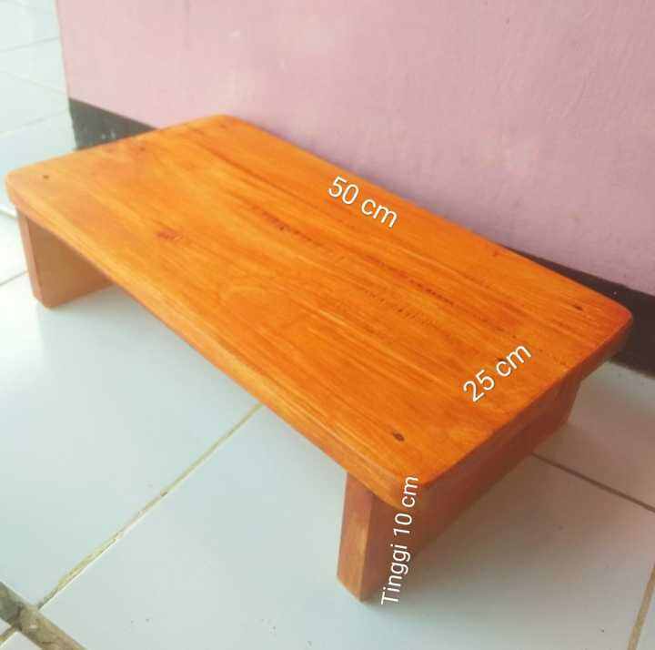 MEJA LAPTOP LESEHAN UKURAN 50cm X 25cm | Lazada Indonesia