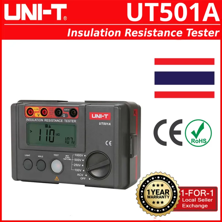 UNI-T UT501A Insulation Resistance Tester | Lazada.co.th