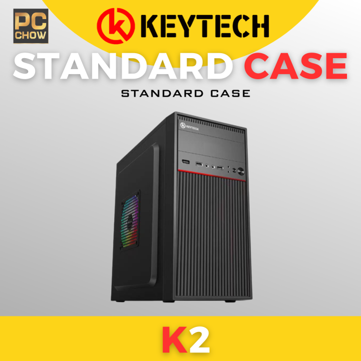 KEYTECH K2 Micro ATX Standard Computer Case, Micro Mini ATX ,ITX Black ...