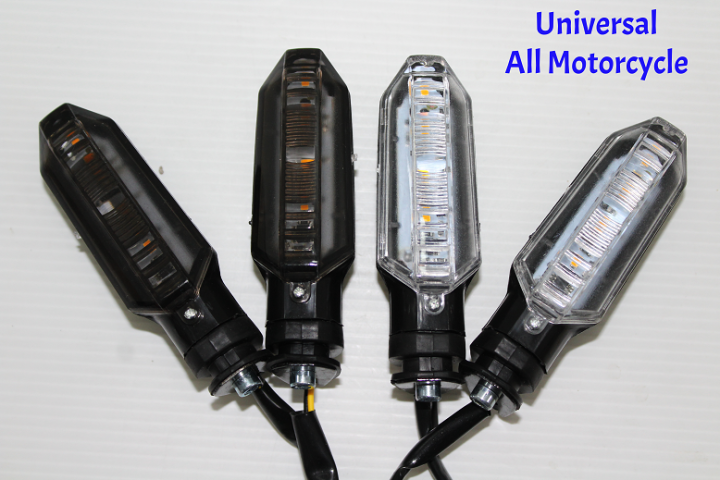 NEW Signal Indicator Lampu Isyarat LED Design Universal All Motorcycle ...