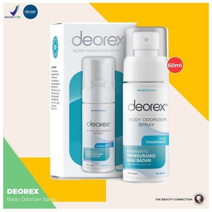 DEOREX Antiperspirant Deodorant Body Odorizer Spray 60ml | Lazada Indonesia