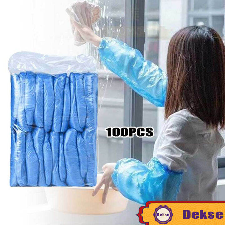 Manset Plastik Plastic Pelindung Lenga Manset Lengan Tangan 100 Pcs ...