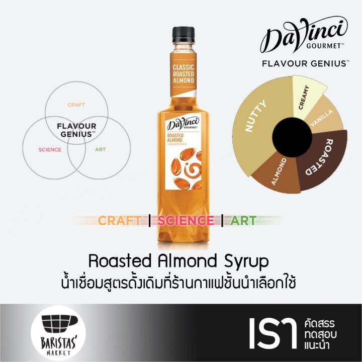 DaVinci Roasted Almond Syrup 750ml น้ำเชื่อมกลิ่นโรสต์อัลมอนด์ | Lazada ...