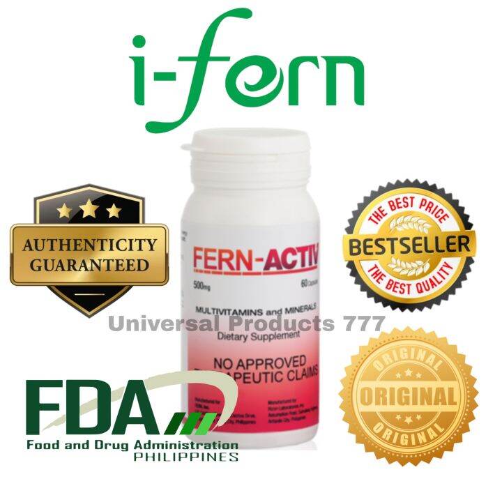 IFERN FERN-ACTIV B2/B1/B6/ZINC VITAMINS B COMPLEX | Lazada PH