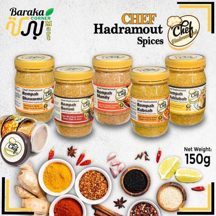 Rempah Nasi Arab Chef Hadramout Arabic Spices Kabsah Mandy Biryani ...