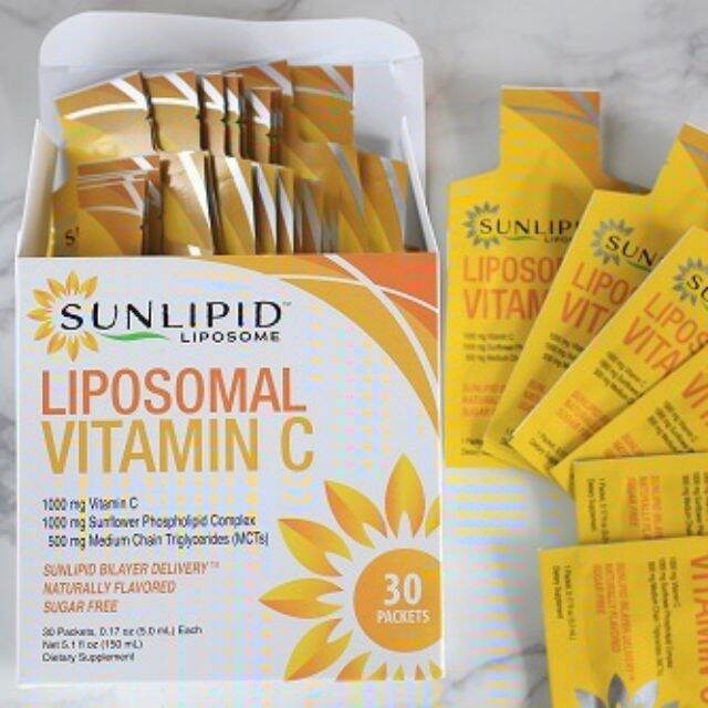 [PRE-ORDER] SunLipid, Liposomal Vitamin C, Naturally Flavored, 30 Packets 维生素C Ship 1 WEEKS ...