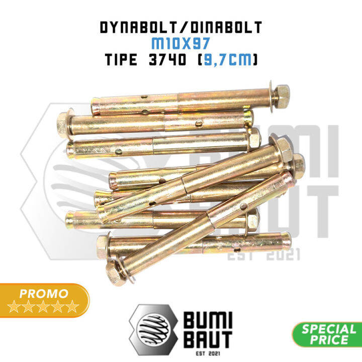 Dynabolt M10 x 97 Kuning (9,7 CM) | Lazada Indonesia