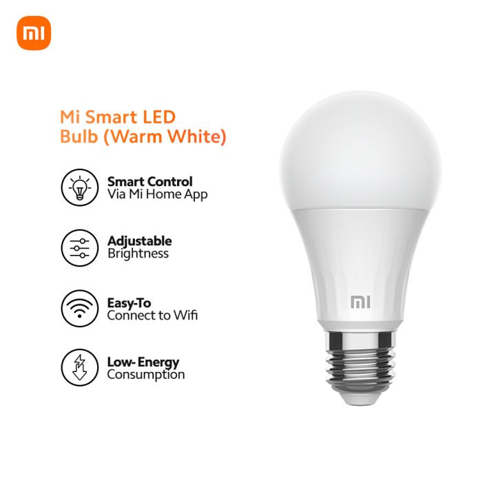 Mi Smart LED Bulb (Warm White) | Lazada PH