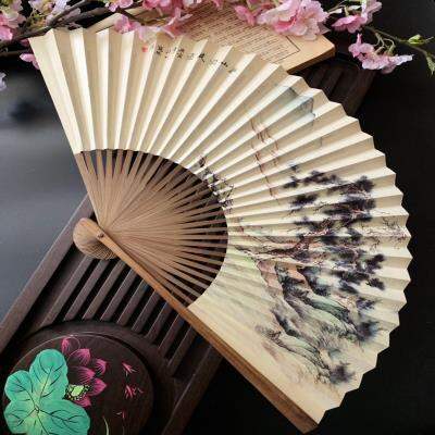 Chinese style 30 square 8 inch wool plain white paper fan S can be ...