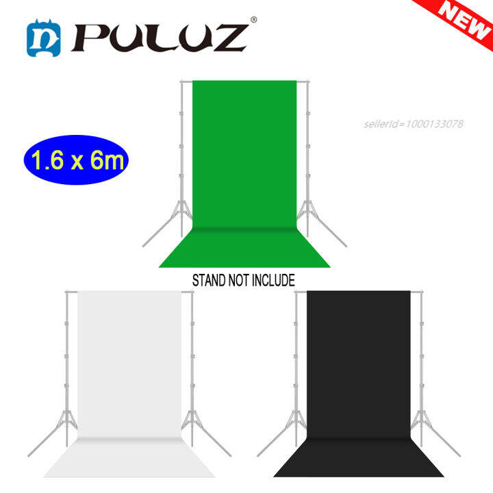 PULUZ 1.6x6m / 5x20ft Photography Studio Non-woven Backdrop Background ...