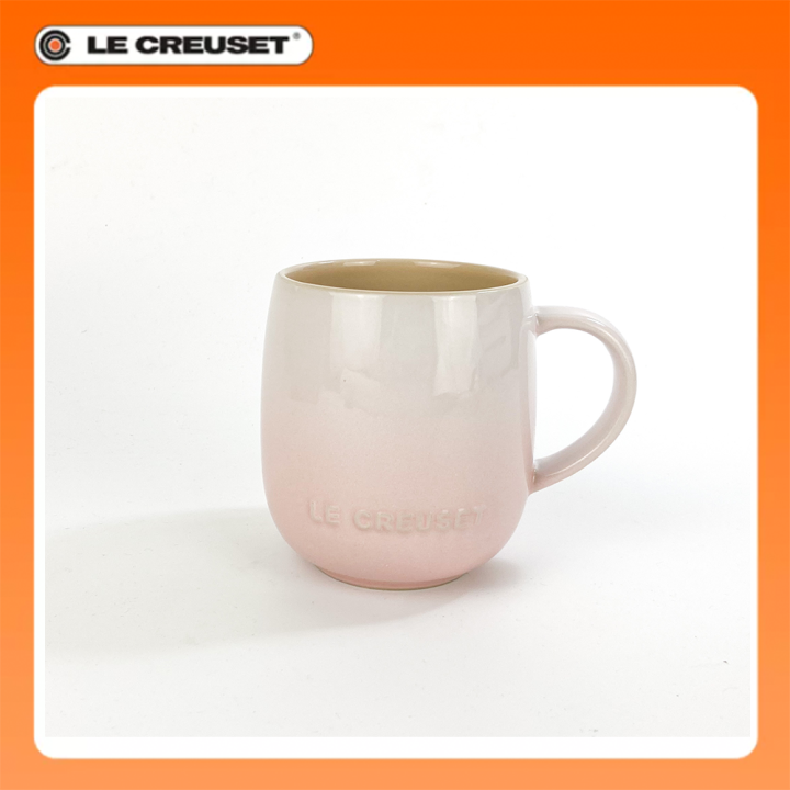 Le Creuset Authentic Stoneware Heritage Mug, 13oz (Shell Pink) | Lazada PH