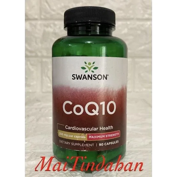 Swanson CoQ10 Cardiovascular Health 200mg 90 capsules | Lazada PH
