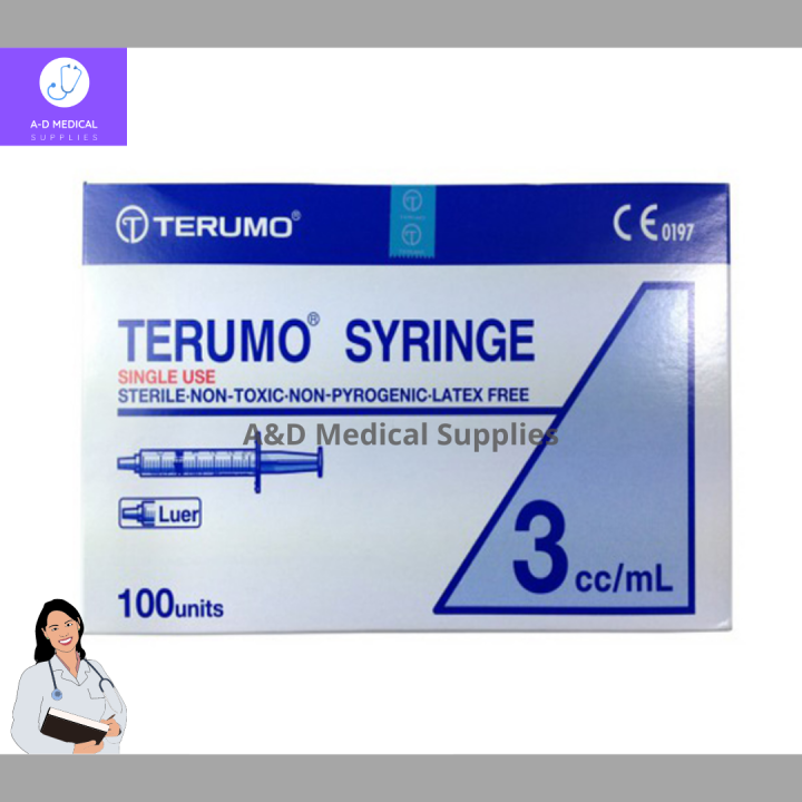 Terumo 3cc Sterile 100pcs | Lazada PH