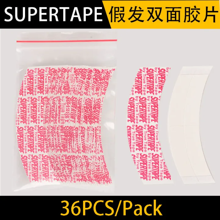 36pcs/Pack C Shape White SUPERTAPE Tape Lace Front Tape for Wig ...