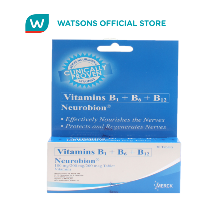 NEUROBION Neurobion Tablet 100mg (30 Tablet per Box) | Lazada PH